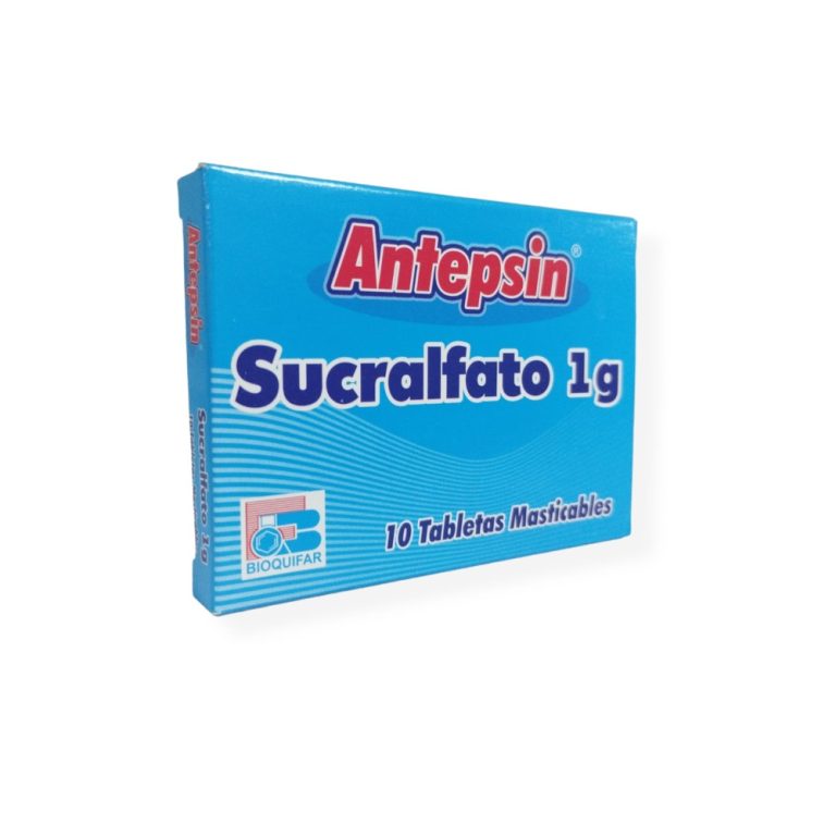 SUCRALFATO ANTEPSIN 1MG X 10 TABLETAS (BIOQUIFAR) – Farma Medical SAS