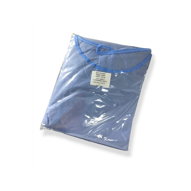 BATA DESECHABLE MANGA LARGA LARGO 1.05 MTS X 2 UNIDAD – Farma Medical SAS