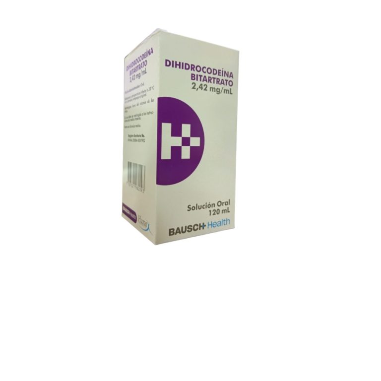 DIHIDROCODEINA BITARTRATO 2,42 MG X 120ML JARABE (HUMAX) – Farma ...